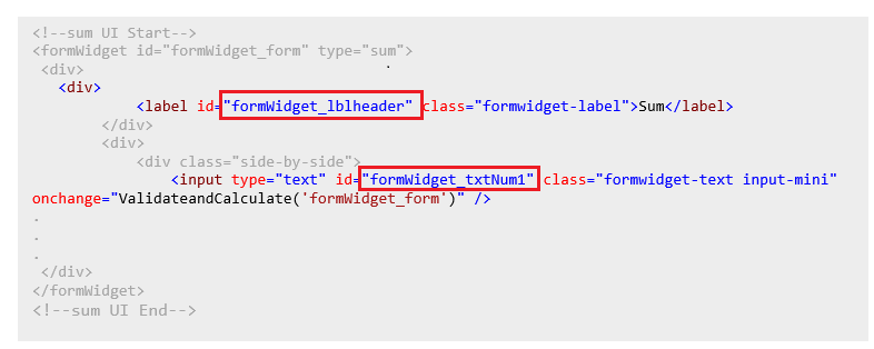 Simple Form Widget - Example 1 - FlowWright