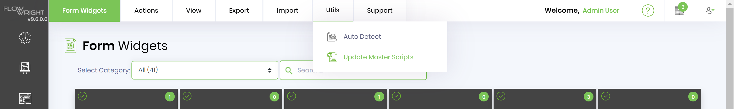 Simple Form Widget - Example 1 - FlowWright