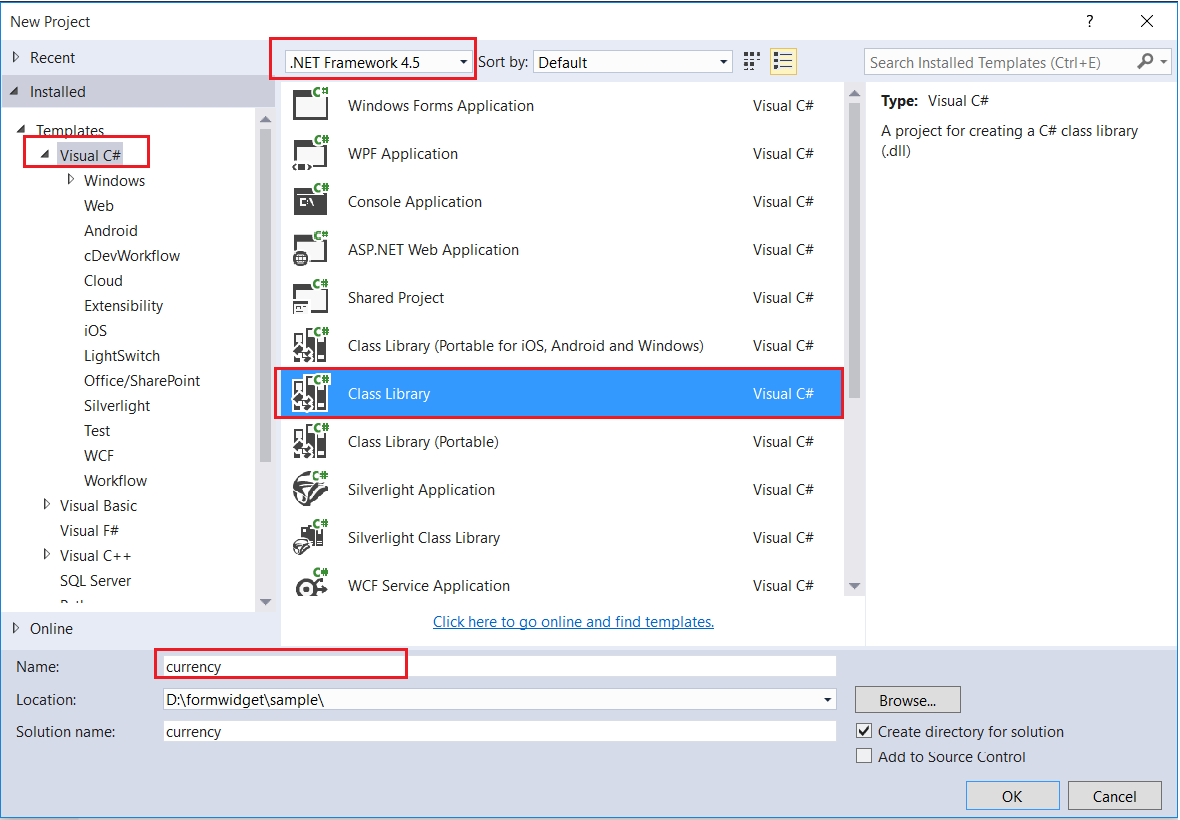 Simple Form Widget - Example 2 - FlowWright