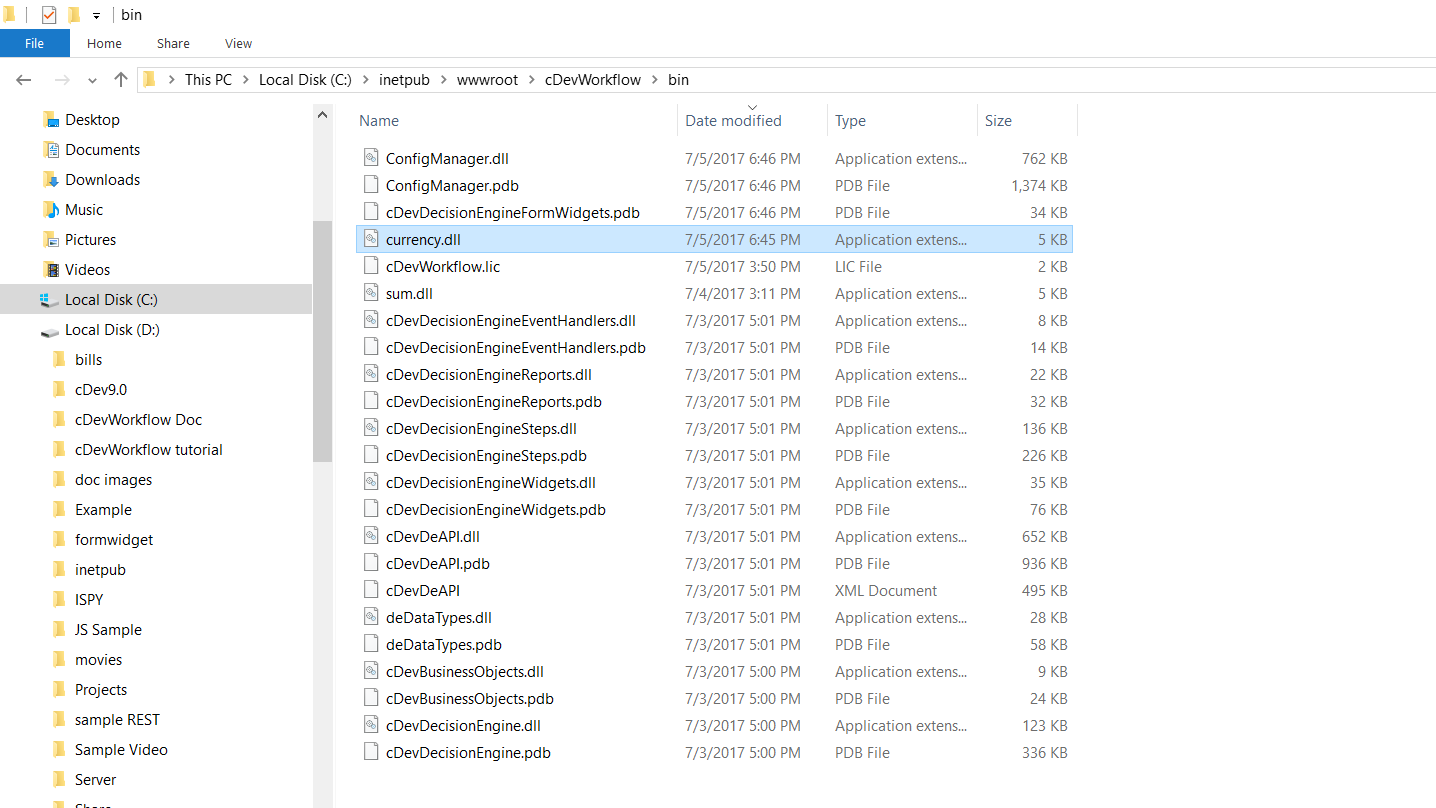 Simple Form Widget - Example 2 - FlowWright