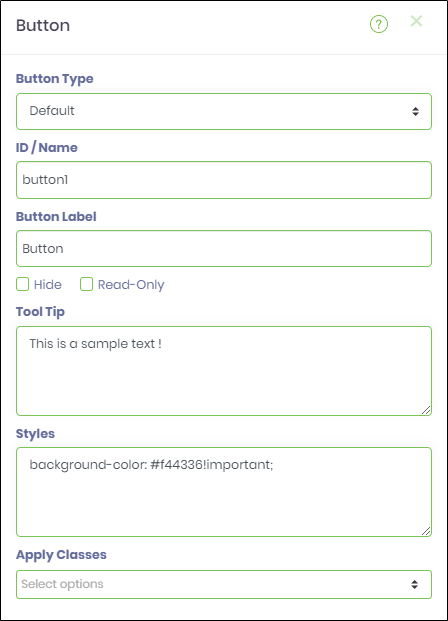 Button Widget - FlowWright