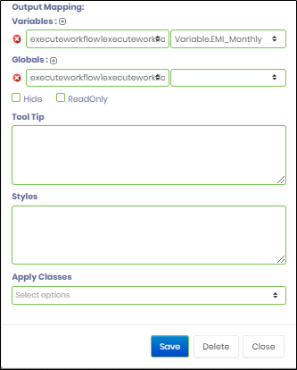 ExecuteWorkflow Widget - FlowWright