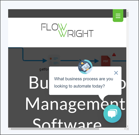 iFrame Widget - FlowWright