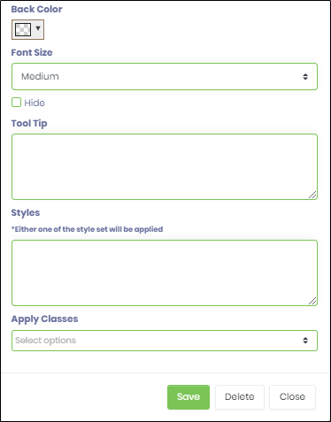 Label Widget - FlowWright