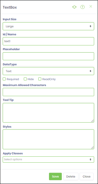 Text Widget - FlowWright