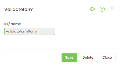 ValidateForm Widget - FlowWright