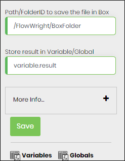 Upload File to Box - FlowWright