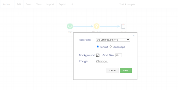 Page / Grid Settings - FlowWright