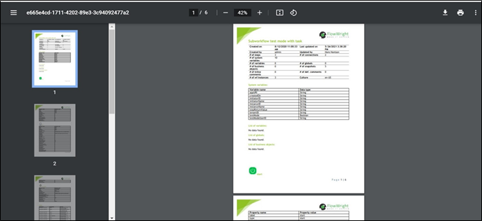 Exporting process definitions - FlowWright