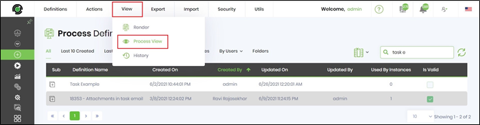 Process View - FlowWright