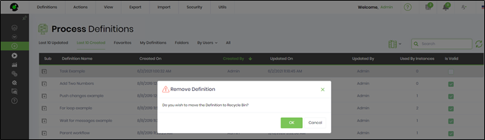Recycle bin - FlowWright