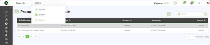 Recycle bin - FlowWright