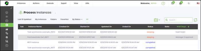 Create a new process instance - FlowWright