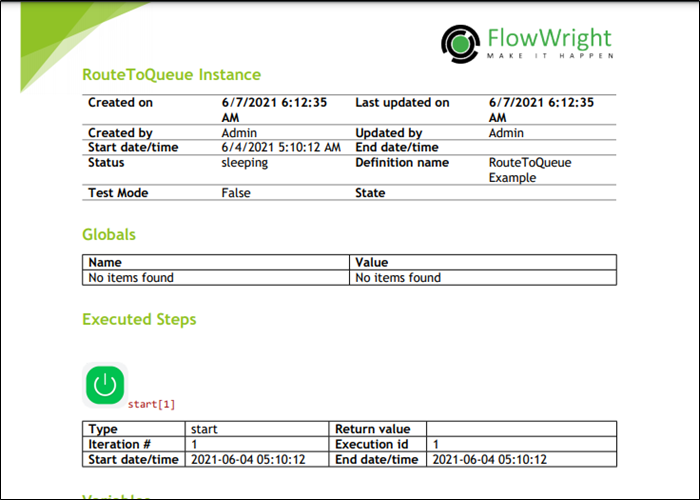 Audit Report - FlowWright