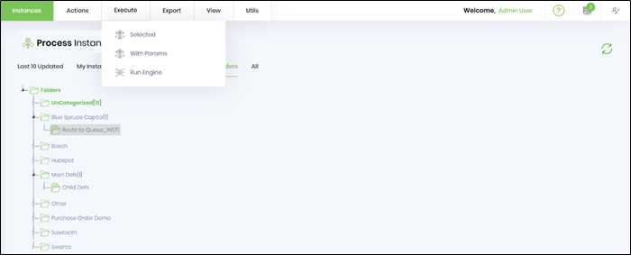 Process instance folders - FlowWright