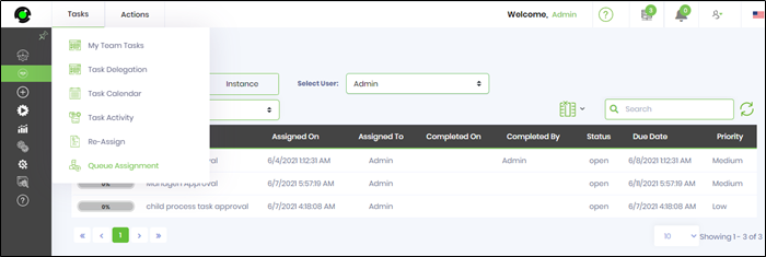 Queue assignment - FlowWright