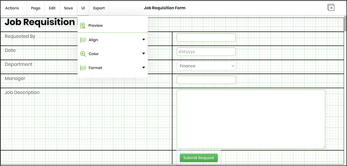 Form Preview - FlowWright