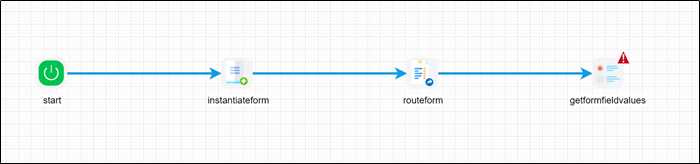 Getting form field values and saving in variables within the process - FlowWright