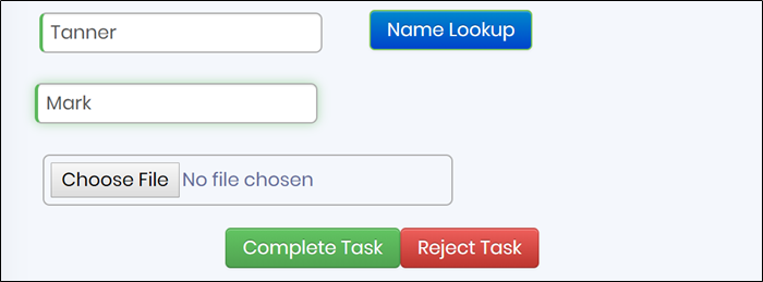 Getting form field values and saving in variables within the process - FlowWright