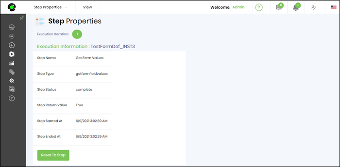 Getting form field values and saving in variables within the process - FlowWright