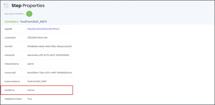 Getting form field values and saving in variables within the process - FlowWright