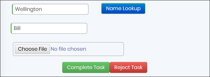 Setting form field values using a process step - FlowWright