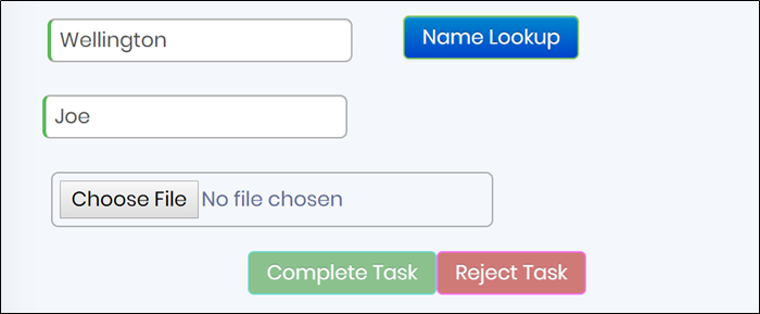 Setting form field values using a process step - FlowWright