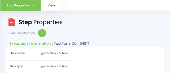 Generating PDF output documents from a process - FlowWright