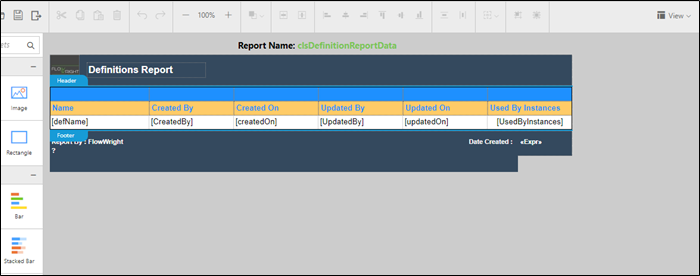 Design report template - FlowWright