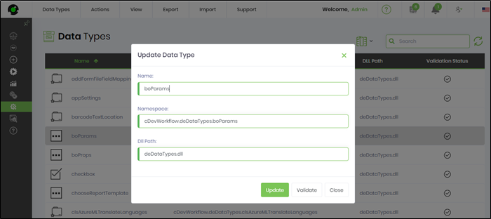 Data Type Operations - FlowWright