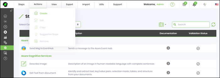 Creating a new step - FlowWright