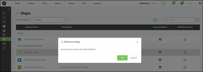 Remove a step - FlowWright