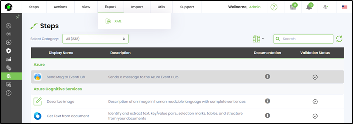 Export a step - FlowWright