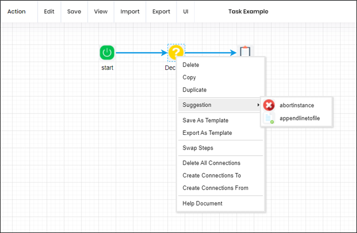 Suggestive steps - FlowWright