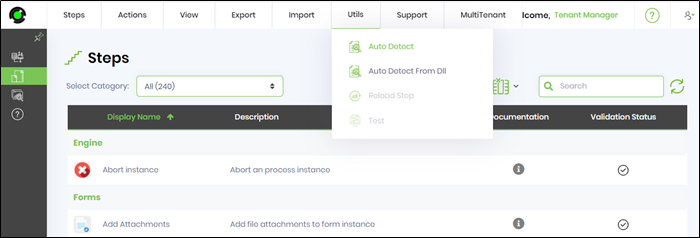 Auto-detect/auto configure steps - FlowWright