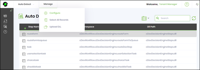 Auto-detect/auto configure steps - FlowWright