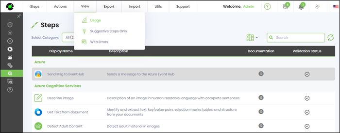 Step usage - FlowWright