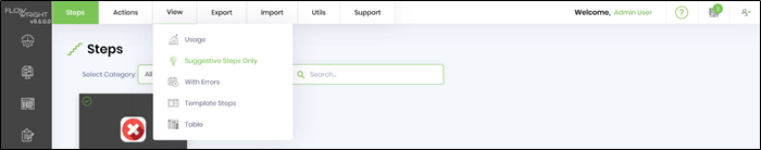 Step usage - FlowWright