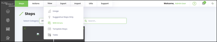 Step usage - FlowWright