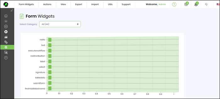 Form widget usage - FlowWright