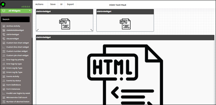 Design dashboard - FlowWright