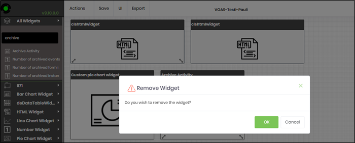 Dashboard widget preview - FlowWright
