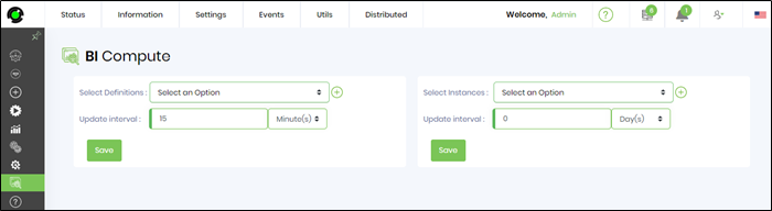 BI compute settings - FlowWright