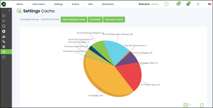 Settings cache - FlowWright