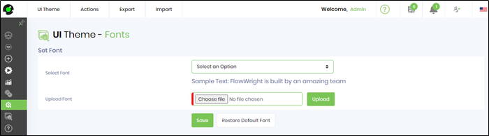 UI Theme - FlowWright