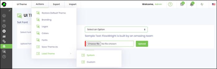 UI Theme - FlowWright