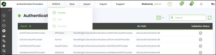 Authentication Providers - FlowWright