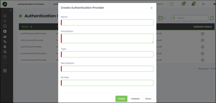 Authentication Providers - FlowWright