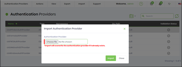 Authentication Providers - FlowWright