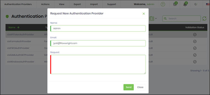 Authentication Providers - FlowWright